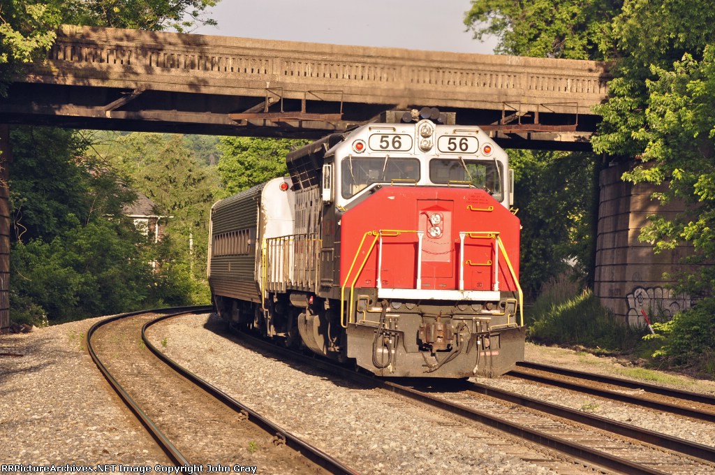MARC commuter P847-22 with MARC 56(GP40WH-2) ex-IC 3040(GP40)